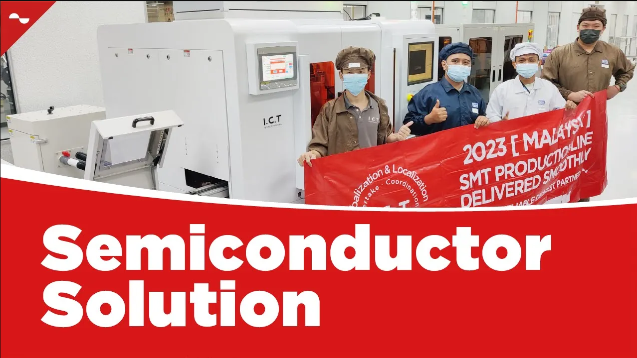 Semiconductor Cutting and Placing Machine Line